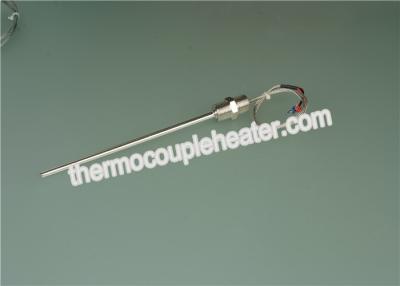China 100mm  Thermocouple RTD sensor probe  fiberglass shielding wire for sale