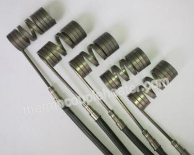 China 3x3Mm Spring Thermocouple RTD Hot Runner Coil Heater with brass tube for sale