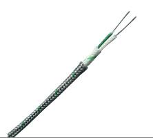 China 24 AWG Fiberglass SS Braided Thermocouple Extension / Compensation Wires for sale