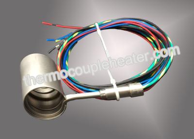China Sealed Hot runner coil nozzle heater with K / J thermocouple in high wattge for sale