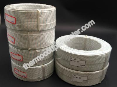China 24AWG Type J Fiberglass Thermocouple Compensating Cable Customized for sale