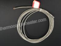 China Fiberglass Thermocouple Compensating Cable Wire With SS Braid Shield for sale