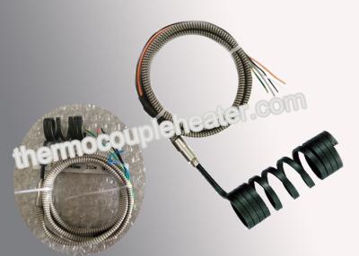 China High Performance Industrial Spring Micro Coil Heater With Thermocouple J for sale