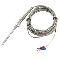 China 1 Meter Insulation Wire Thermocouple RTD with Stainless Steel Braided Screen for sale