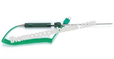 China Handheld Point - End Thermocouple RTD Type K / J For Temperature Sensor for sale