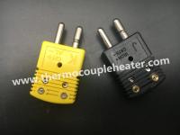 China Standard Size Thermocouple Connector With Solid Pins Type K Type J for sale