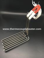 China Immersion Tubular Heater In Flat Shape For Oil Or Water Heating for sale