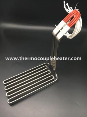 China Immersion Tubular Heater In Flat Shape For Oil Or Water Heating for sale