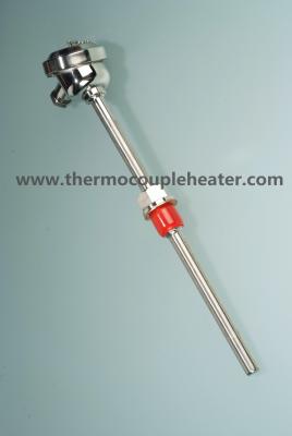 China Assembled Temperature Sensor Thermocouple RTD PT100 With Adjustable Thread for sale