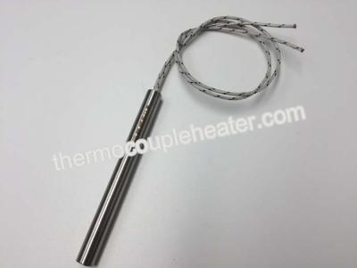 China High Precision Cartridge Heaters With Internally Connected Fiberglass Leads , 100mm Length for sale