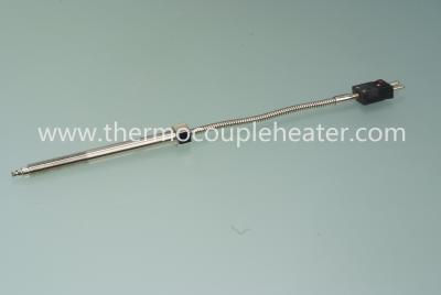 China Thermocouple Threaded Probe with Flexible Leads and Connectors for sale