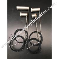 China Hot runner brass pipe heater nozzle heater pressed with coil heater for sale