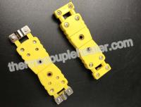 China Type K Thermocouple Components Miniature Male Connector With Wire Holder for sale