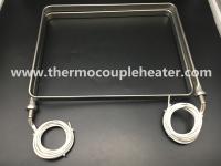 China Customized Flat Tubular Heating Element For Oil Frying Heating 240V 8500W for sale