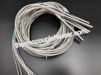 China High Density electric cartridge heaters With Internally Connected Fiberglass Leads And SS Braids for sale