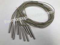 China Diameter 6.5mm Electric Cartridge Heaters With Internally Connected Fiberglass Leads for sale