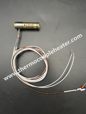 China Coil Heater Copper Tube With Thermocouple For Injection Molding for sale