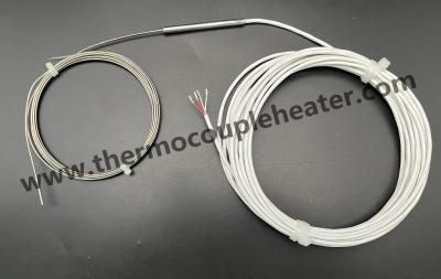 China Customized RTD PT100 4 Wire Class A Probe Diamter 2.0mm Length 3M for sale