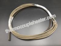 China 230V 1200W 2 X 4mm Electric Resistance Heater In Straight With J Type Thermocouple for sale
