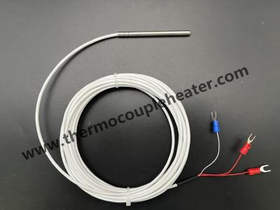 China Mineral Insulated RTD PT100 Temperature Sensor PTFE Cable Class A for sale