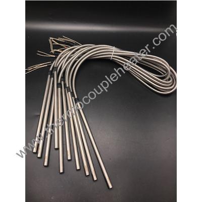 China Stainless Steel Cartridge Heater With Nickel Wire Covered With Flexible Metal Sleeve for sale