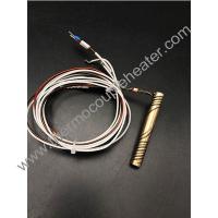 China High Temperature Brass / Copper Nozzle Hot Runner Coil Heaters With Or Without Thermocouple for sale