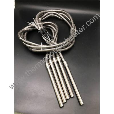 China High Density Stainless Steel Cartrid Heating Element New Automatic Cartridge Heater Armoured Cable for sale