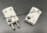 China Ceramic Thermocouple Connector Type J Male And Female Standard Size for sale