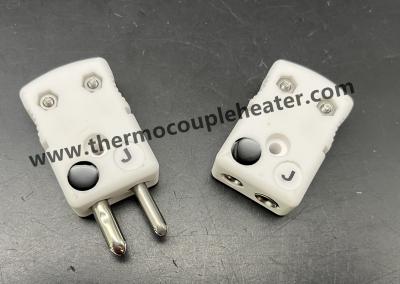 China Ceramic Thermocouple Connector Type J Male And Female Standard Size for sale