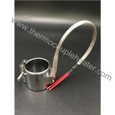 China Stainless Steel Extruder Screw Barrel Mica Insulated Band Heater With Thermocouple for sale