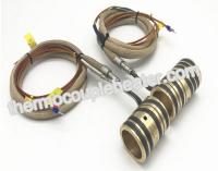 China stainless steel 220v industry brass nozzle band heater with J type thermocouple for sale