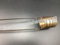 China Brass Pipe Press With Coil Heater For Hot Runner Mold  With Thermocouple J for sale
