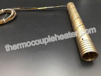 China Long Press In Brass Nozzle Coil Heaters With Thermocouple J For Hot Runner System for sale
