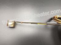 China 230V 300W Press In Brass Coil Heaters For Hot Runner Mold  With Thermocouple J for sale