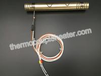 China Long Pressed In Brass Nozzle Coil Heaters With Metal Clip For Hot Runner System for sale