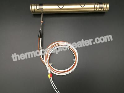 China Long Pressed In Brass Nozzle Coil Heaters With Metal Clip For Hot Runner System for sale