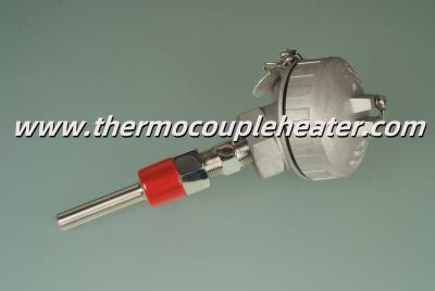 China Temperature Sensor Thermocouple Type K With Protective Thermowell for sale
