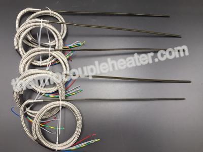 China 4.2x2.2mm Straight Hot Runner Coil Heaters With J Type Thermocouple for sale