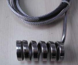 China Hot Runer Coil / Spring Heaters With Thermocouple , Temperature Sensor RTD for sale