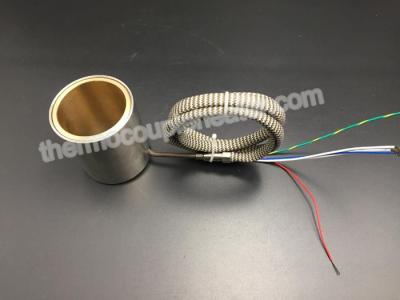 China Stainless Steel Armored Hot Runner Electric Resistance Heater With Thermocouple J for sale
