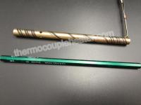 China ID6.6mm OD9.6mm Hot Runner Mini Brass Nozzle Coil Heater With Length 155mm for sale