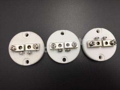 China 2-6 pins Thermocouple Components Ceramic Terminal Block N - 2P - C for sale