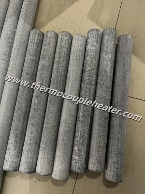 China Nitride Bonded Silicon Carbide NSiC Thermocouple Protection Tube For Metal Melting Furnace for sale