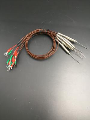 China High Temperature Thermocouple Components 1MM Diameter Stainless Steel Probe for sale