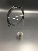 China 175W 200V Coil Heaters 2.2 * 4.2mm Cover With Straight Solid Nickel Chrome Wire for sale