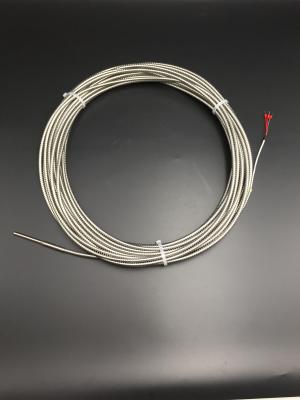 China 6mm Diameter Thermocouple RTD Pt100 Stainless Steel With 20M Metal Horse Tube for sale
