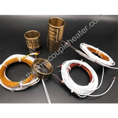 China Press Brass Tube Coil Heaters For Hot Runner System With Thermocouple for sale