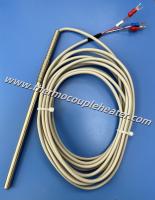 China RTD Temperature Sensor PT100 Probe SS316 Sheath With Silicone Cable for sale