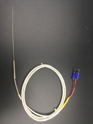 China Heat Meter Water Rtd Temperature Probe / Bayonet Thermocouple Pt100 High Sensitive for sale