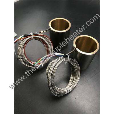 China Hot Runner Brass Heater For Hot Runner System With Thermocouple Type J for sale